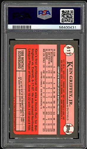 Ken Griffey Jr Rookie Card 1989 Topps Traded Update #41t Seattle Mariners PSA 9