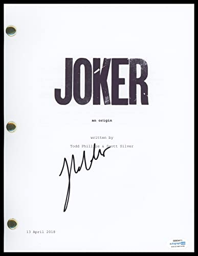 Hildur Gudnadottir"Joker" Composer AUTOGRAPH Signed Full Script Screenplay ACOA