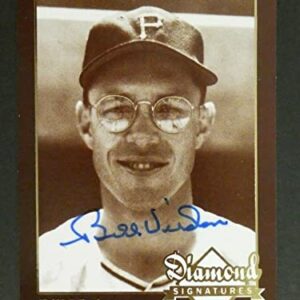 Bill Virdon Signed Baseball Card with JSA COA