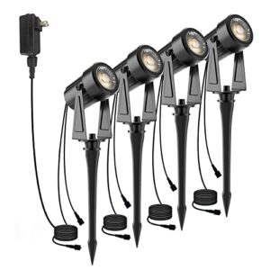 sunthin outdoor landscape lights 4 pack