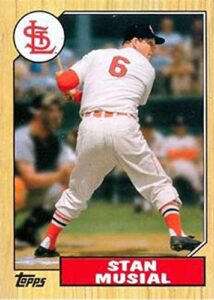 2012 topps 1987 topps minis #tm-87 stan musial cardinals mlb baseball card nm-mt