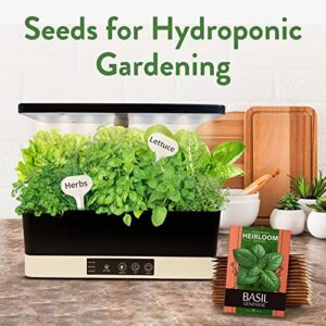 15 Culinary Herb Seeds Vault - Heirloom & Non GMO (2X More) 4900+ Seeds for Planting Indoor or Outdoor Herbs Garden | Gardening Gift for Men Women - Basil, Cilantro, Chives, Lavender, Mint, Thyme