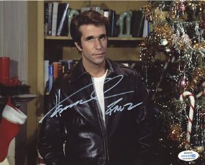 henry winkler”happy days” autograph signed ‘fonzie’ 8×10 photo b acoa