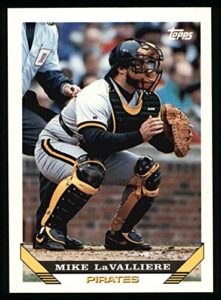 1993 topps # 54 mike lavalliere pittsburgh pirates (baseball card) nm/mt pirates