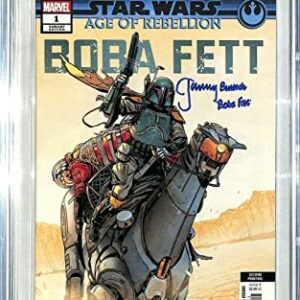 JEREMY BULLOCH Signed Autographed"BOBA FETT" Star Wars Comic Book BAS CBCS