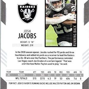 2021 Score #226 Josh Jacobs Las Vegas Raiders NM-MT NFL Football