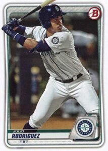 2020 bowman prospects #bp-19 julio rodriguez seattle mariners rc rookie mlb baseball trading card