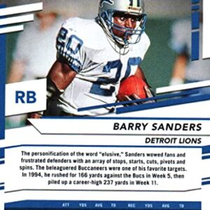 Barry Sanders Prestige Collectible Football Card - 2022 Panini Prestige Football Card #103 (Lions) Free Shipping & Tracking