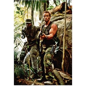 carl weathers rocky rocky iv predator happy gilmore photograph 8 inch x 10 inch photograph full body w/arnold schwarzenegger kn