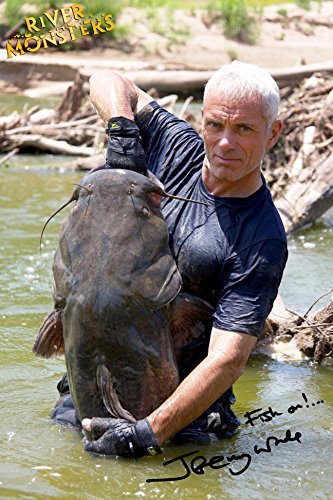 Jeremy Wade of River Monsters 12x18 reprint signed poster photo RP