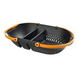 fiskars 340100-1001 garden harvest basket, black