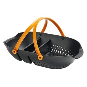 Fiskars 340100-1001 Garden Harvest Basket, Black