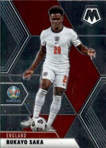 2021 panini mosaic uefa euro 2020#106 bukayo saka england