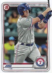 2020 bowman prospects #bp-113 josh jung texas rangers rc rookie mlb baseball trading card