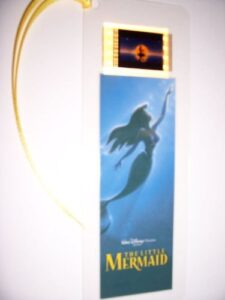 little mermaid movie film cell bookmark memorabilia collectible complements poster book theater