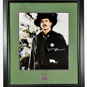 VAL KILMER Autographed SIGNED 16 x 20 TOMBSTONE PHOTO Framed Doc Holliday BECKETT CERTIFIED AUTHENTIC K14031