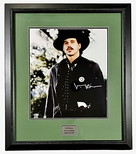 VAL KILMER Autographed SIGNED 16 x 20 TOMBSTONE PHOTO Framed Doc Holliday BECKETT CERTIFIED AUTHENTIC K14031