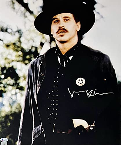 VAL KILMER Autographed SIGNED 16 x 20 TOMBSTONE PHOTO Framed Doc Holliday BECKETT CERTIFIED AUTHENTIC K14031