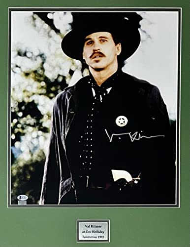 VAL KILMER Autographed SIGNED 16 x 20 TOMBSTONE PHOTO Framed Doc Holliday BECKETT CERTIFIED AUTHENTIC K14031