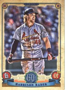 2019 topps gypsy queen #233 harrison bader st. louis cardinals mlb baseball trading card