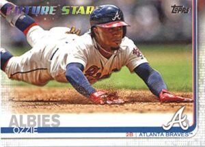 2019 topps #561 ozzie albies atlanta braves baseball card