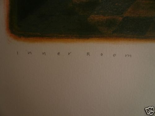 CAROL ANTHONY "INNER ROOM" HAND LITHOGRAPH/ SIGNED