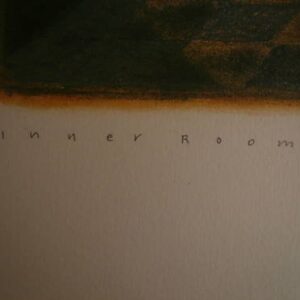 CAROL ANTHONY "INNER ROOM" HAND LITHOGRAPH/ SIGNED