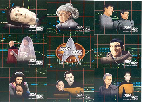 STAR TREK THE NEXT GENERATION TNG EPISODE SEASON 5 1996 SKYBOX BASE CARD SET 107