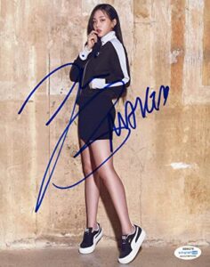 bibi”the weekend” autograph signed ‘nakedbibi’ k-pop 8×10 photo d acoa