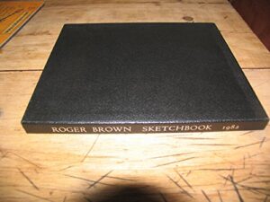 roger brown sketchbook 1982 signed