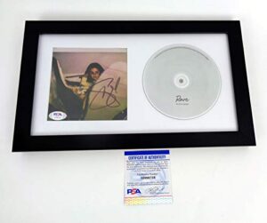 selena gomez signed autograph rare cd framed psa/dna coa b