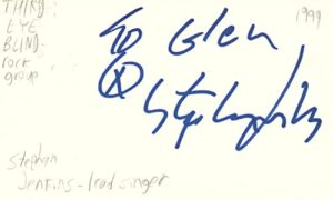 stephan jenkins lead singer third eye blind rock band signed index card jsa coa