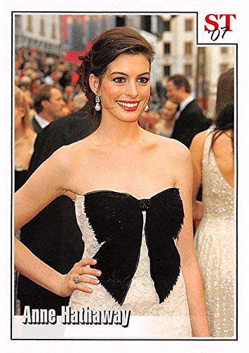 Anne Hathaway trading card (Actor Princess Diary) 2008 Spotlight Tribute Promotional #20 perforated edges