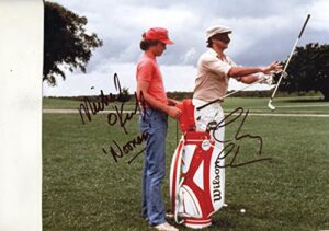 chevy chase/michael o’keefe classic signed”caddyshack – blindfold scene” 8×10 photo