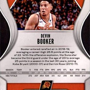 2019-20 Panini Prizm #67 Devin Booker Phoenix Suns Basketball Card