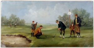 edwardian golfers