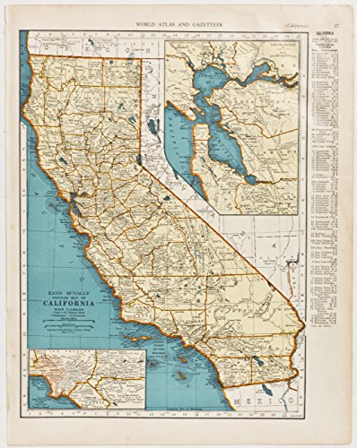 California with insets of Los Angeles Region & San Francisco Bay