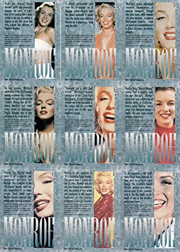 Marilyn Monroe Series 1 1993 Sports Time Complete Base Card Set of 100 Movie Norma Jean