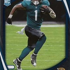 2021 Panini Absolute Retail #112 Travis Etienne Jr. RC Rookie Card Jacksonville Jaguars Official NFL Football Trading Card in Raw (NM or Better) Condition