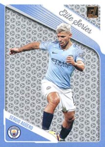 2018-19 donruss elite series #11 sergio aguero manchester city soccer card