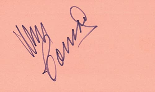 William Conrad Actor Producer TV Movie Autographed Signed Index Card JSA COA