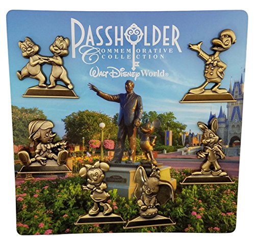 Disney Pin - WDW - Annual Passholder – Gold Statues