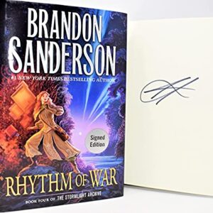 Rhythm of War: Book Four of The Stormlight Archive by Brandon Sanderson (Signed Book)