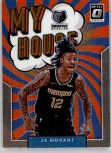 2021-22 donruss optic my house #12 ja morant memphis grizzlies nba basketball trading card