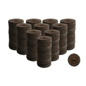 100 count- jiffy 36 mm peat soil pellets