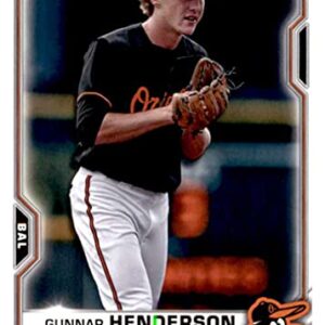 2021 Bowman Prospects #BP-49 Gunnar Henderson Baltimore Orioles Baseball Card