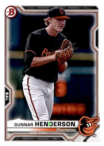 2021 Bowman Prospects #BP-49 Gunnar Henderson Baltimore Orioles Baseball Card