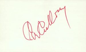 cab calloway singer musician dancer jazz autographed signed index card jsa coa