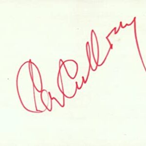 Cab Calloway Singer Musician Dancer Jazz Autographed Signed Index Card JSA COA