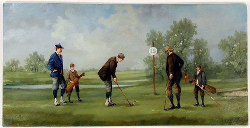 Edwardian Golfers